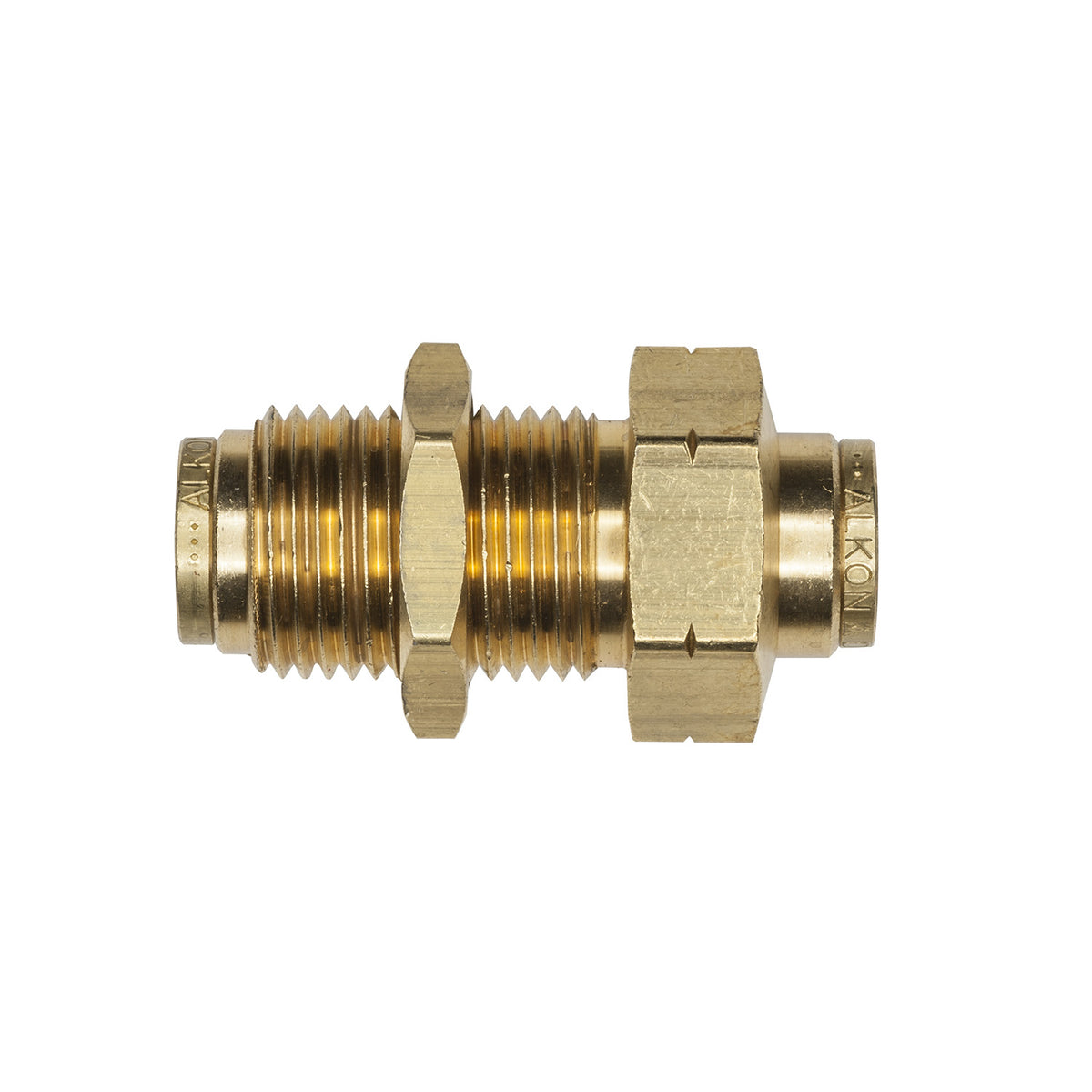 ALKON ­-­ AQ82-DOT-8 ­-­ FITTING BULKHEAD UNION MALE 1/2T 15/16P – Iron Wing Parts