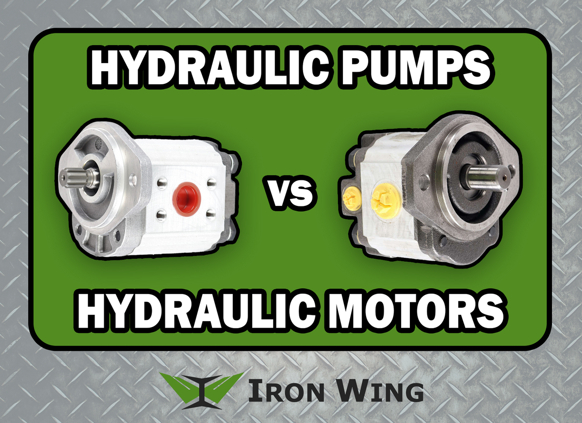 The Difference Between Hydraulic Pumps & Hydraulic Motors – Iron Wing Parts The Difference Between Hydraulic Pumps & Hydraulic Motors – Iron Wing Parts