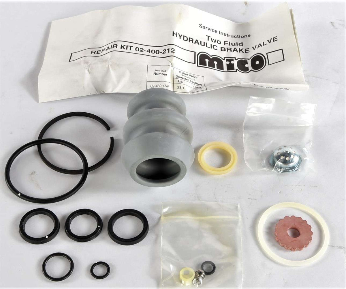 MICO ­-­ 02-400-213 ­-­ TWO FLUID HYDRAULIC BRAKE VALVE REPAIR KIT ...