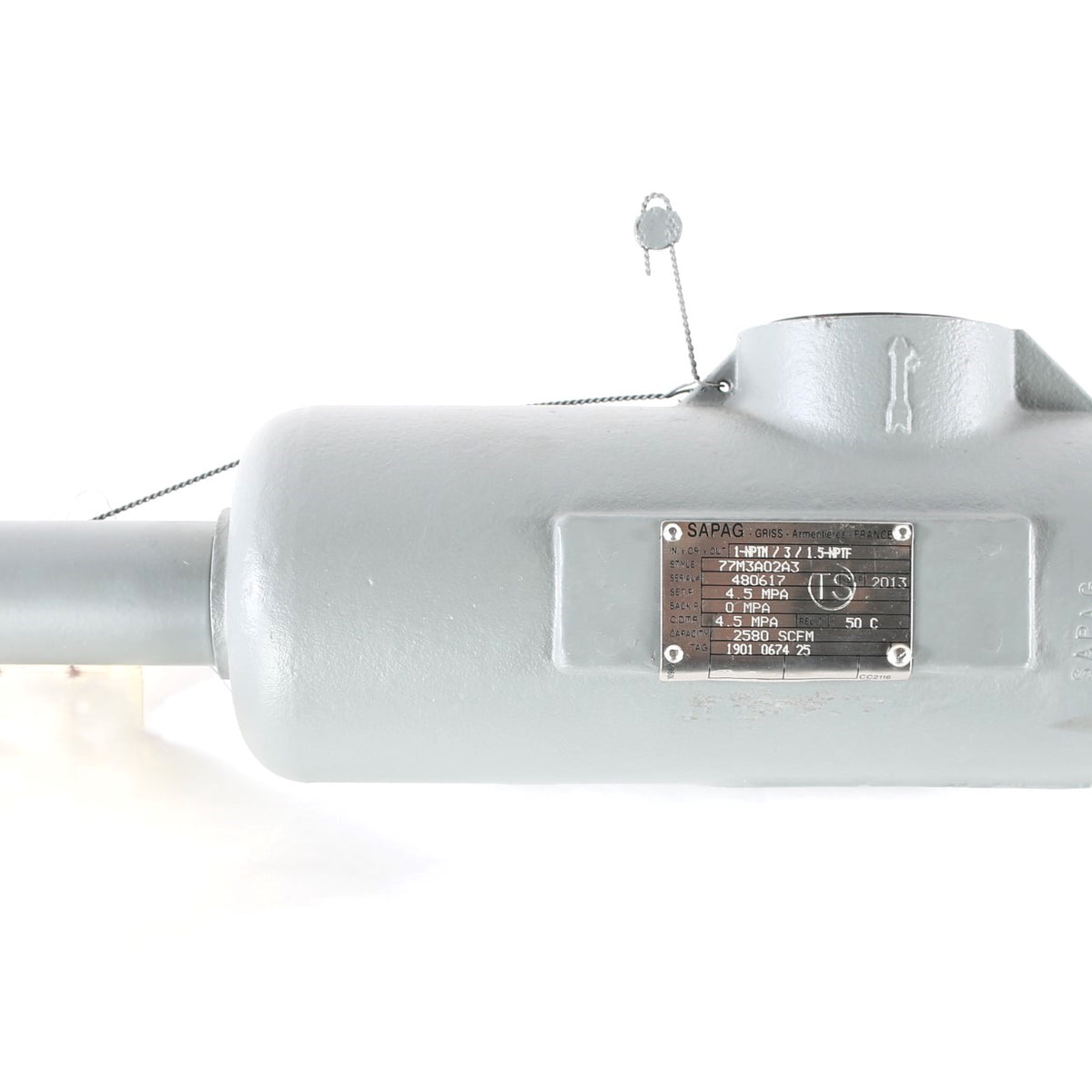 SAPAG VALVES ­-­ 77M3A02A3 ­-­ SAFETY VALVE SQLO – Iron Wing Parts