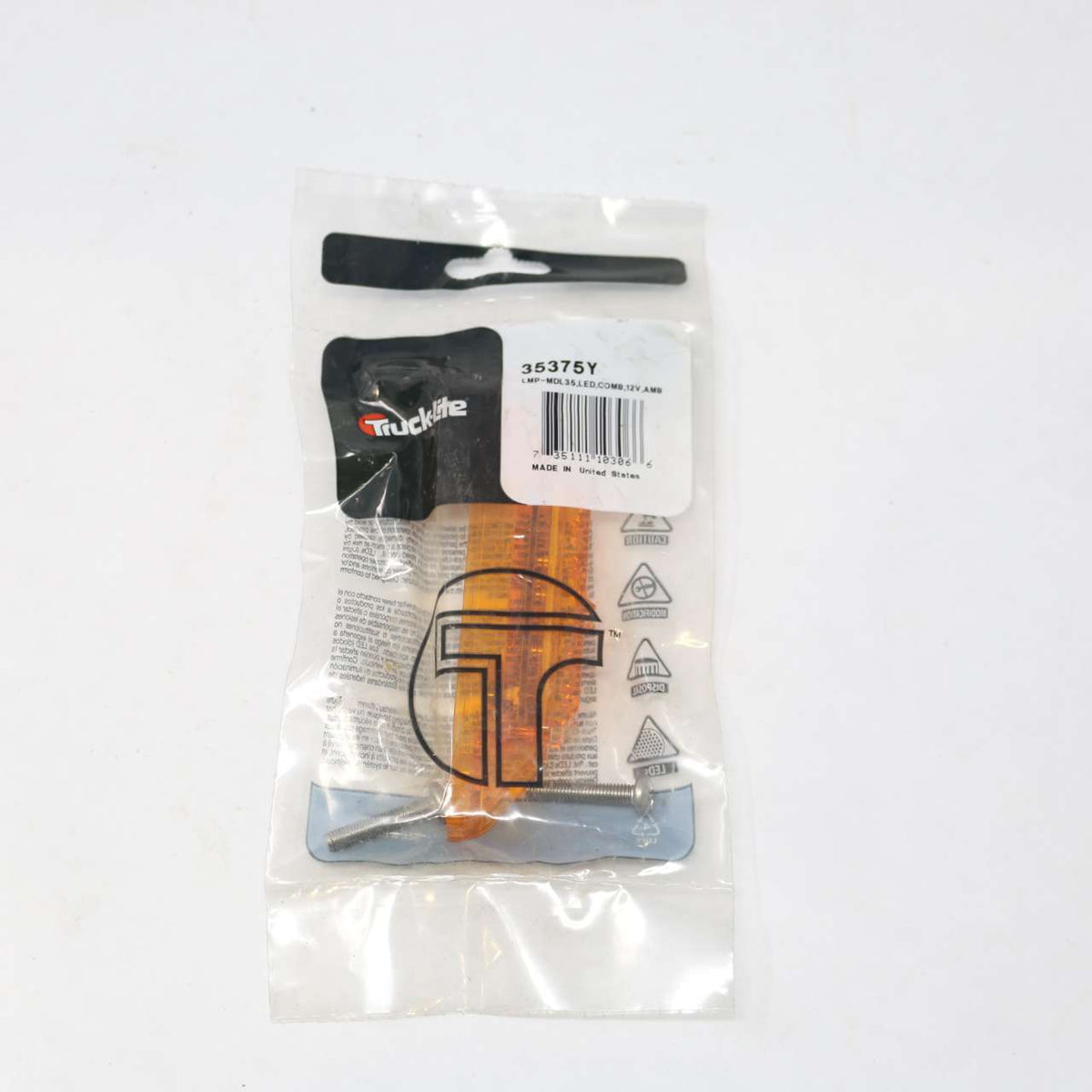 TRUCK-LITE ­-­ 35375Y ­-­ MARKER LAMP LED YELLOW – Iron Wing Parts