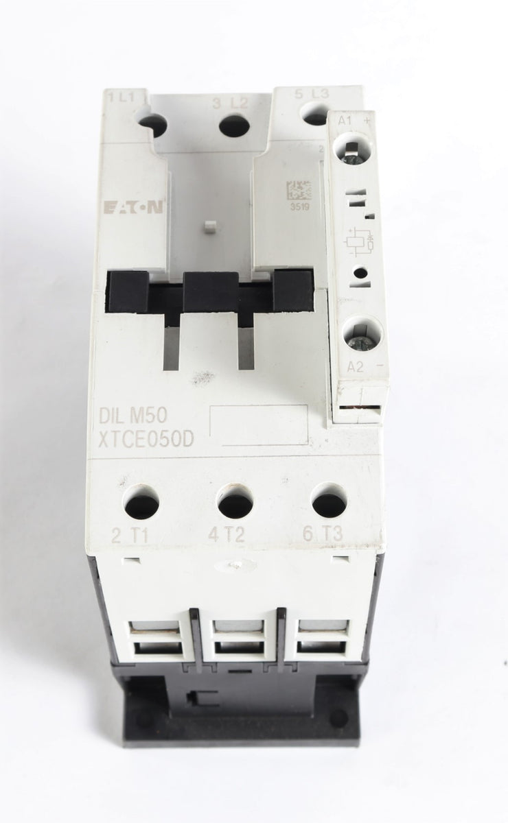 CUTLER HAMMER ­-­ XTCE050D00TD ­-­ DIL M50 ONTACTOR 50A 3P 24VDC COIL ...