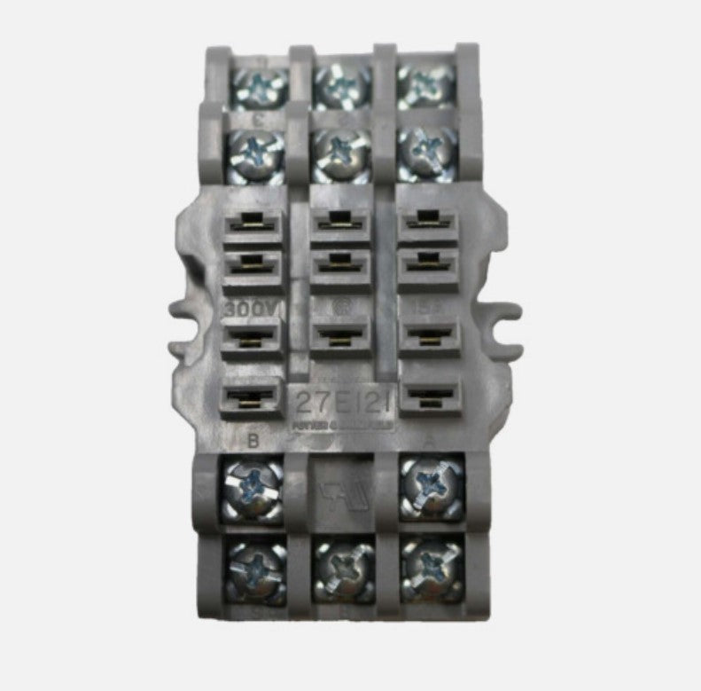 TYCO/POTTER & BRUMFIELD ­-­ 27E121 ­-­ RELAY SOCKET 11 PIN 10A 300V ...