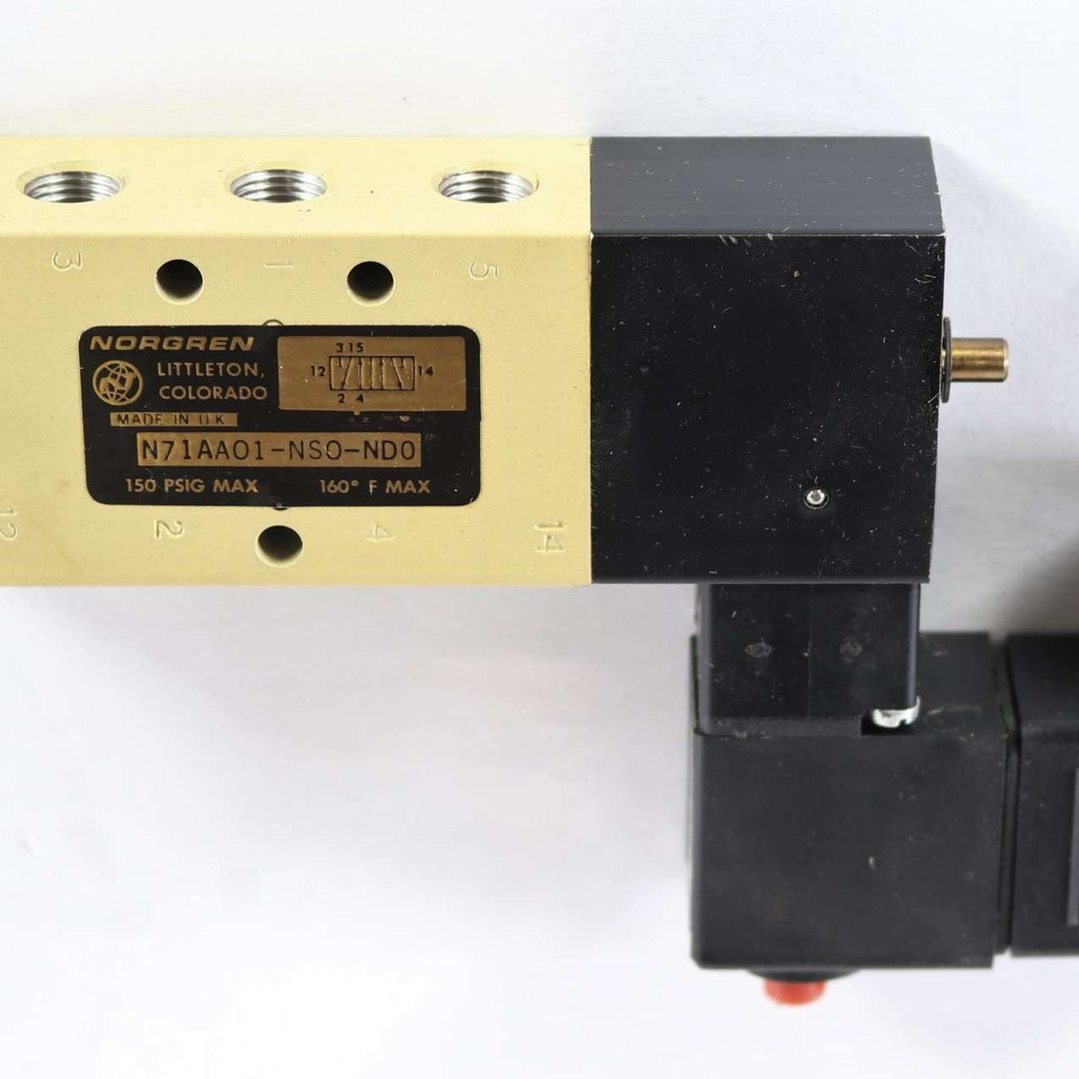 NORGREN ­-­ N71AAO1-NSO-NDO ­-­ PNEUMATIC SOLENOID VALVE 4-WAY 2-POS ...