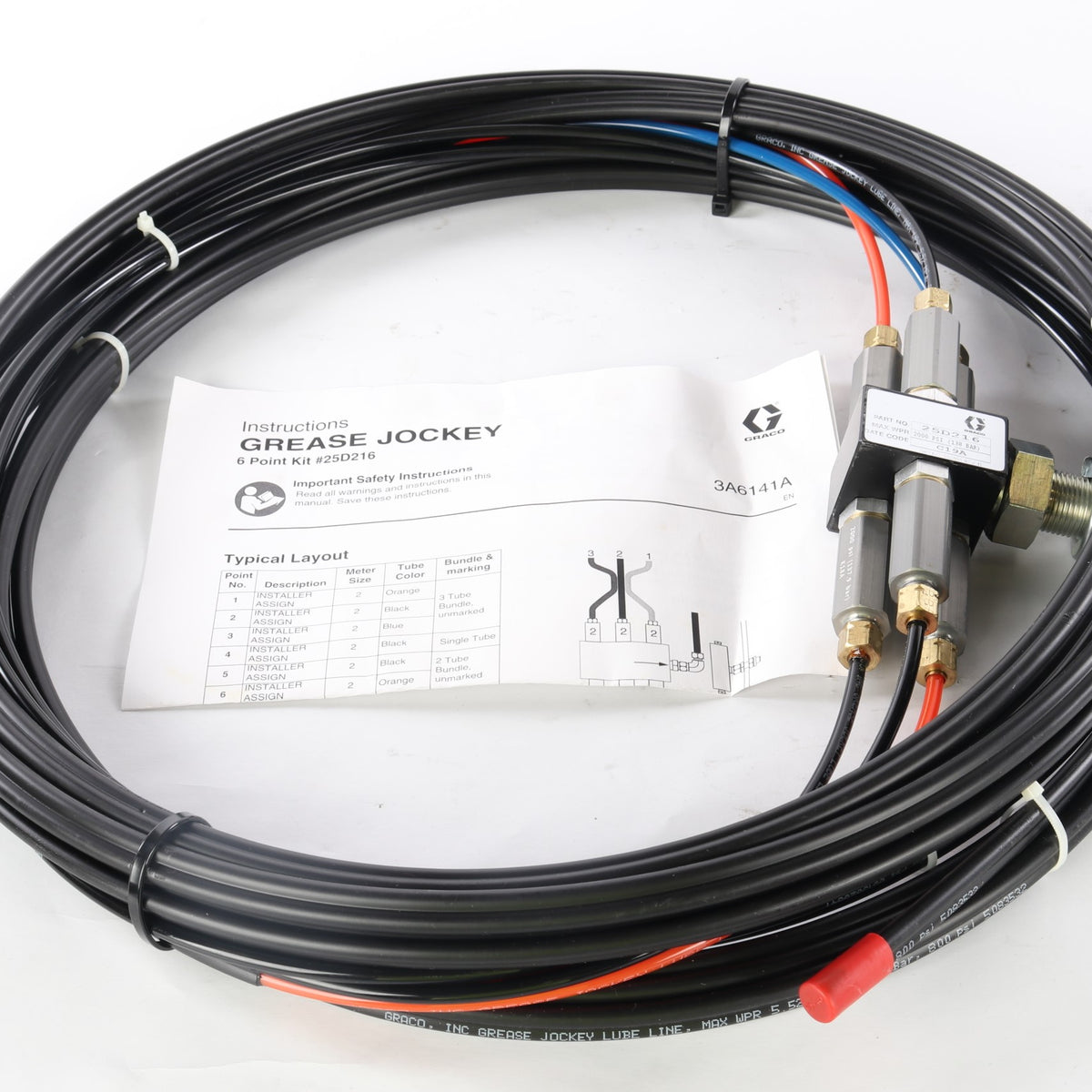 GRACO ­-­ 25D216 ­-­ MODULE 6 POINT ORB KIT MAX. WPR 2000PSI (138BAR ...