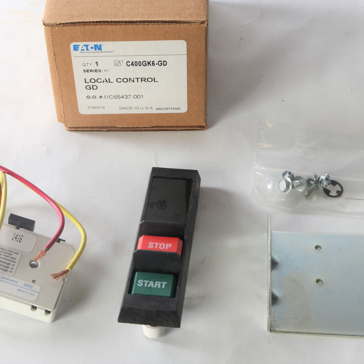 CUTLER HAMMER ­-­ C400GK6-GD ­-­ SWITCH - ON/OFF SELECTOR PUSH-BUTTON ...
