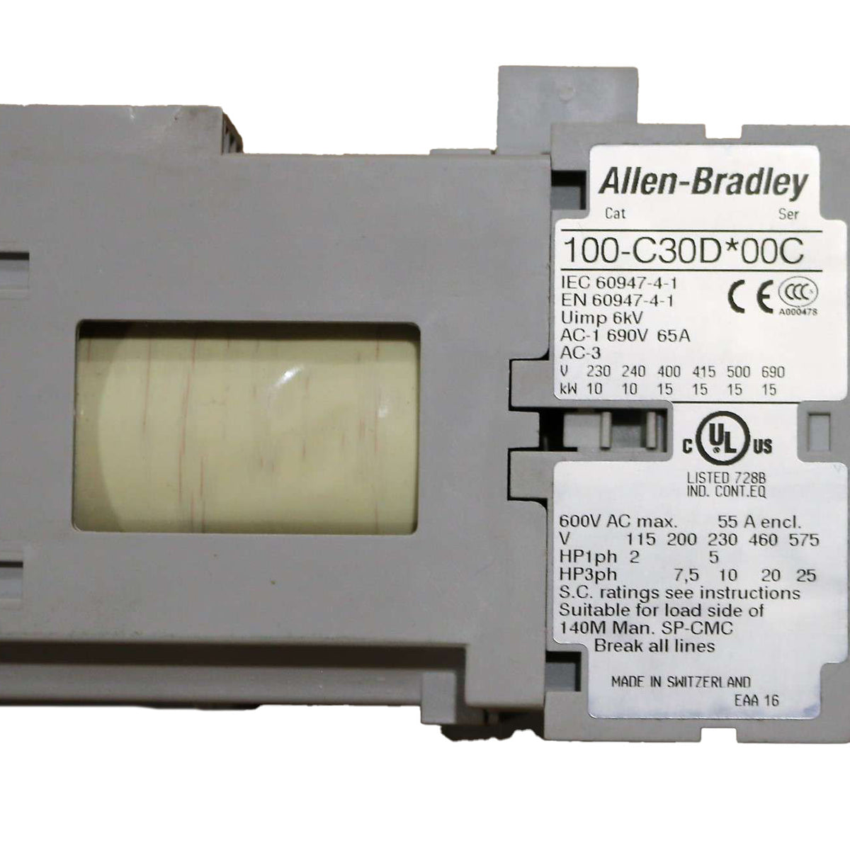 ALLEN-BRADLEY ­-­ 100-C30D*00C ­-­ CONTACTOR – Iron Wing Parts