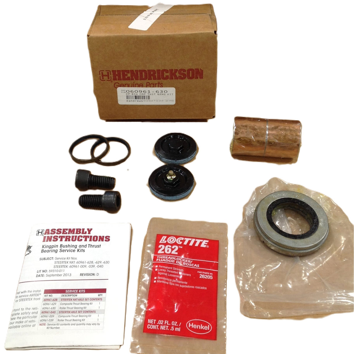HENDRICKSON ­-­ 060961-630 ­-­ KP BSH ROLLER THRUST BEARING SERVICE KI ...