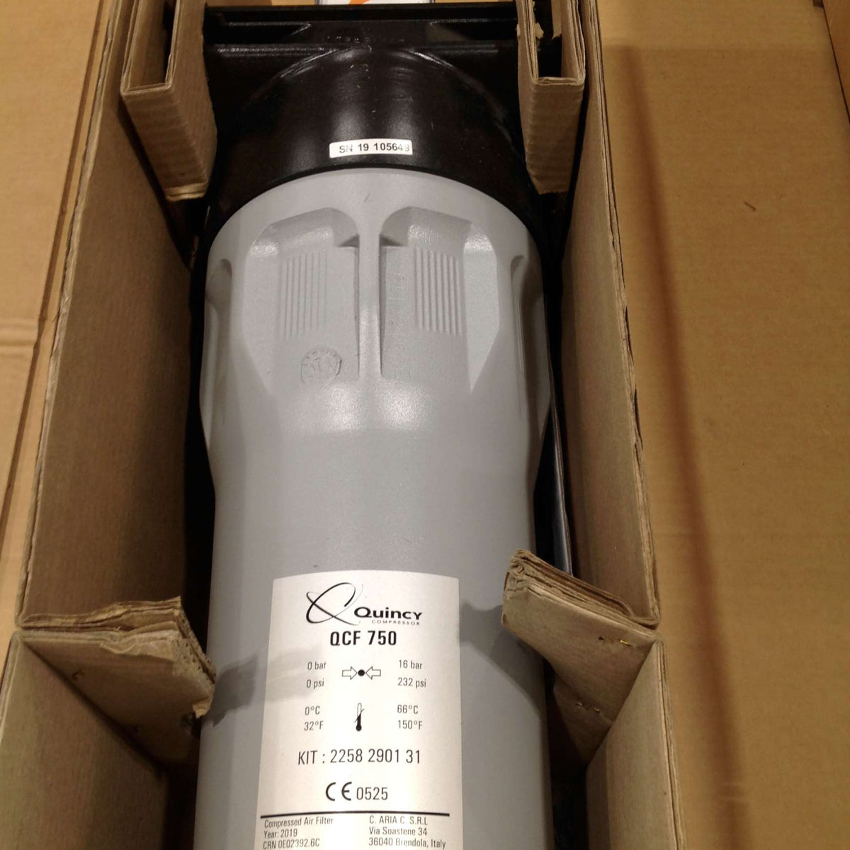 ATLAS COPCO ­-­ 8102846956 ­-­ FILTER QCF 750 (NPT 2 1/2) QU – Iron ...