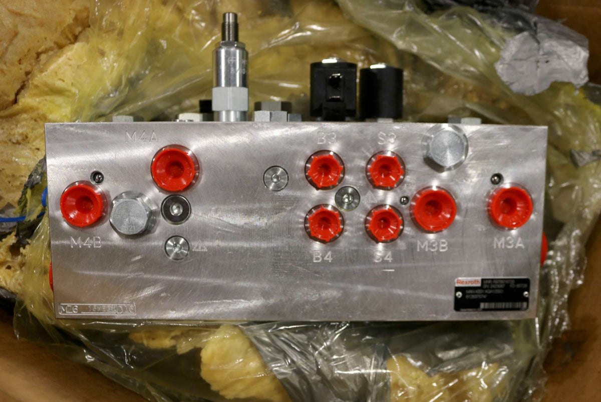 REXROTH ­-­ R978916726 ­-­ HYDRAULIC MANIFOLD VALVE ASM: DRIVE – Iron ...