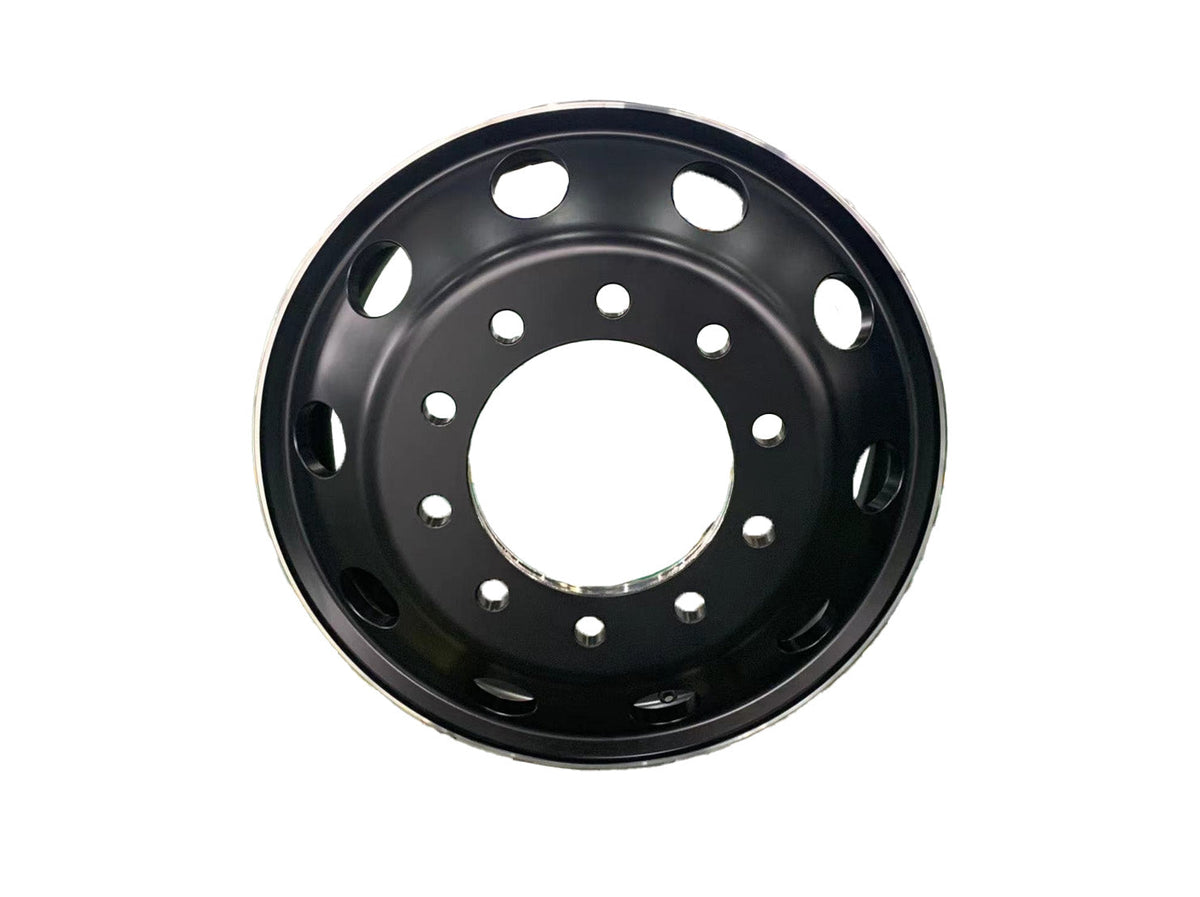 CWS ­-­ 240854 ­-­ 24.5X8.25 HUB PILOT SATIN BLACK FINISH WHEEL – Iron ...