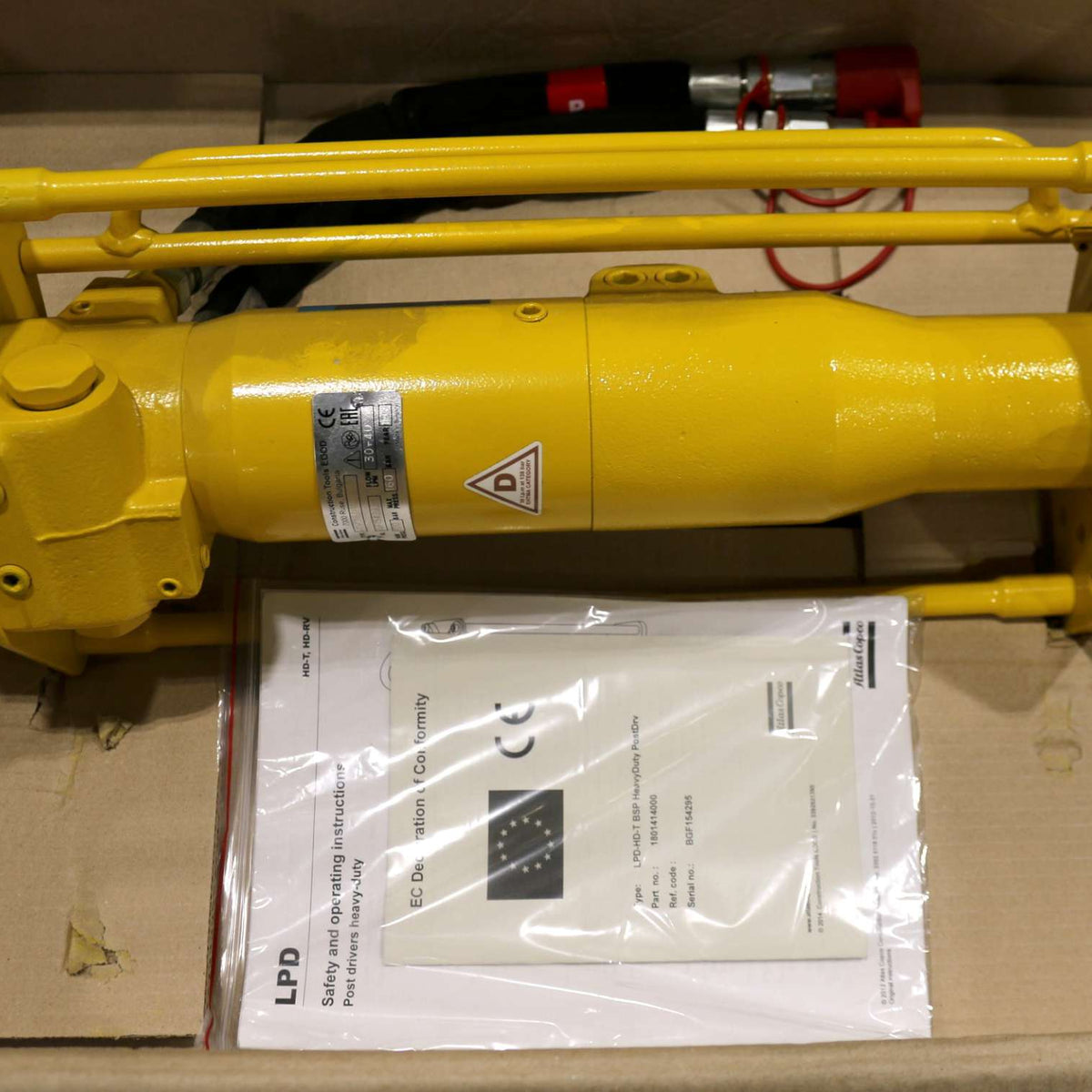 ATLAS COPCO ­-­ 1801414000 ­-­ HYDRAULIC POST DRIVER LPD-THD – Iron ...