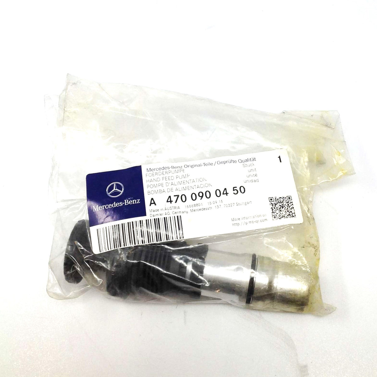 MERCEDES ­-­ A 470 090 04 50 ­-­ HAND PUMP – Iron Wing Parts