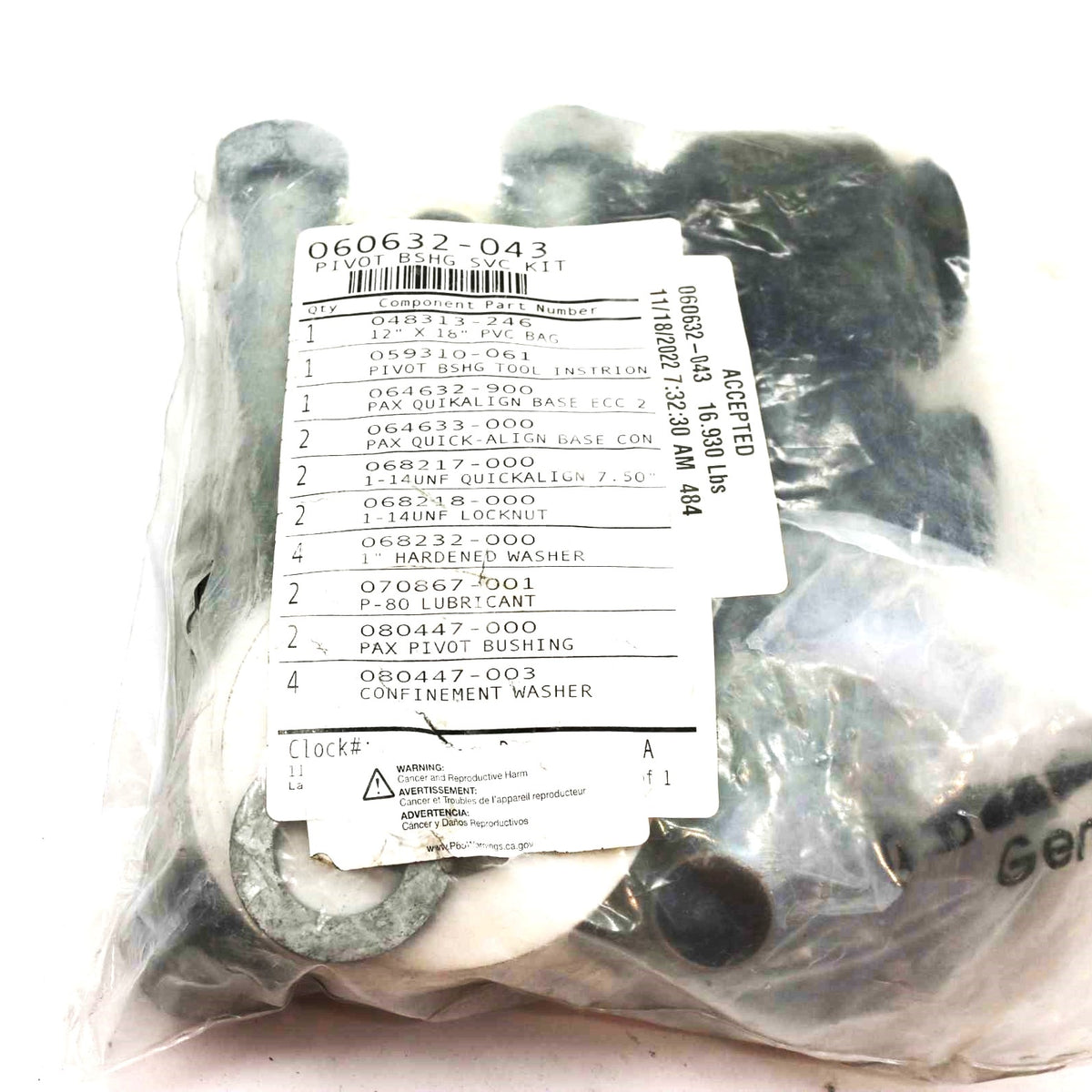 HENDRICKSON ­-­ 060632-043 ­-­ PIVOT BUSHING KIT – Iron Wing Parts