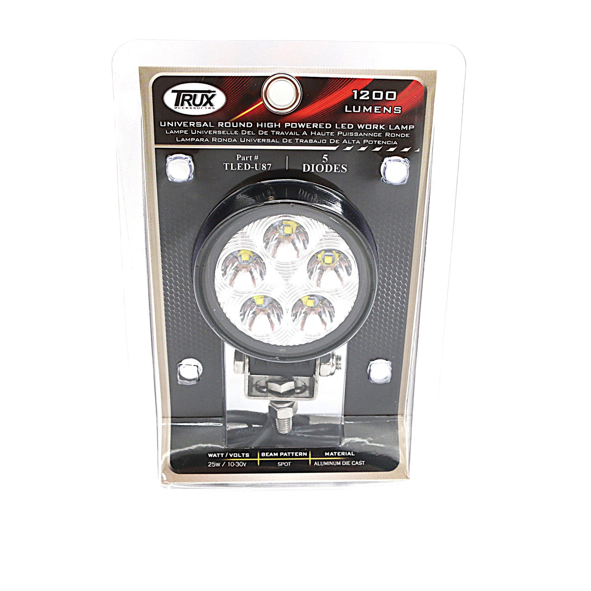 TRUX ­-­ TLED-U87 ­-­ MINI ROUND HIGH POWERED CREE LED WORKLIGHT - SPO ...