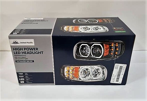 UNITED PACIFIC ­-­ 35785 ­-­ CHROME LED HEADLIGHT PASSENGER SIDE – Iron ...